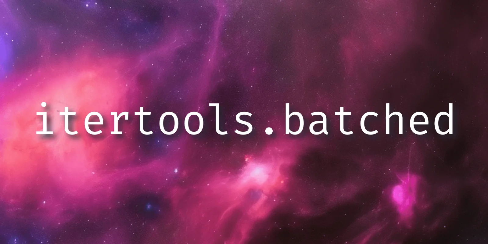 itertools.batched | mathspp