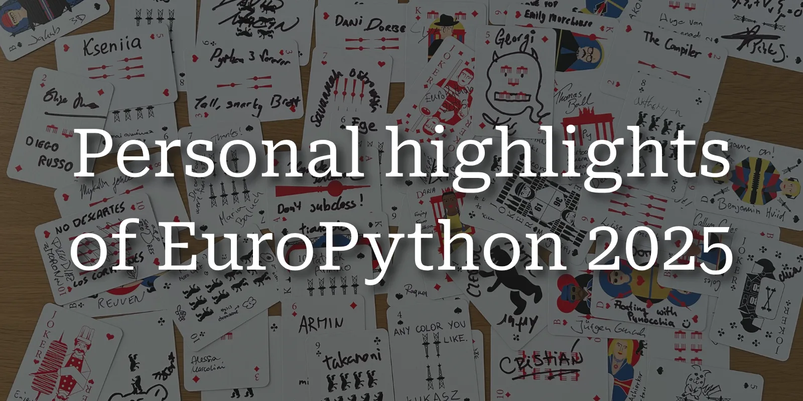 Personal highlights of EuroPython 2025 | mathspp