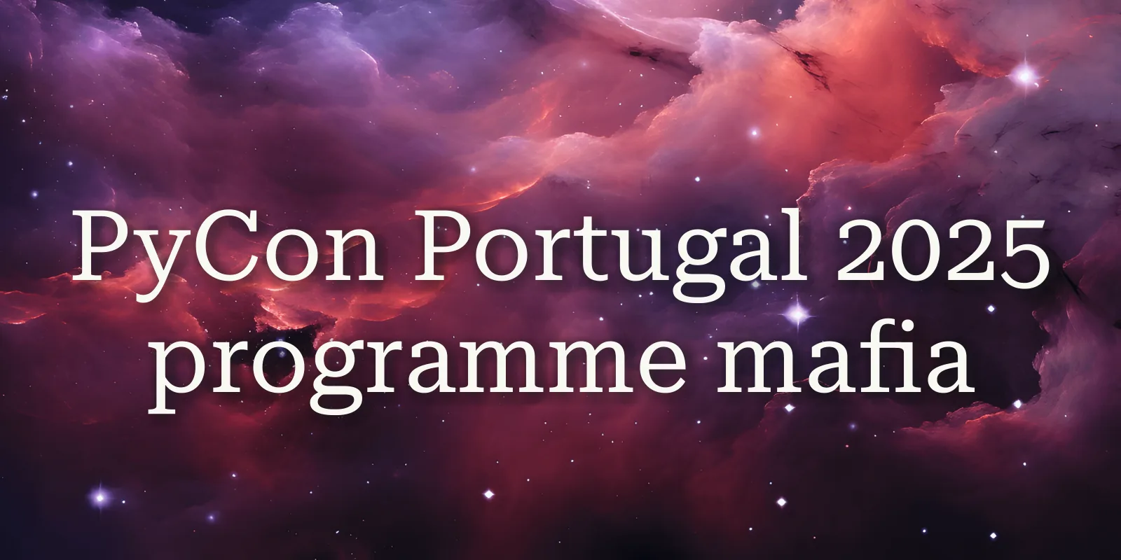 PyCon Portugal 2025 programme mafia | mathspp
