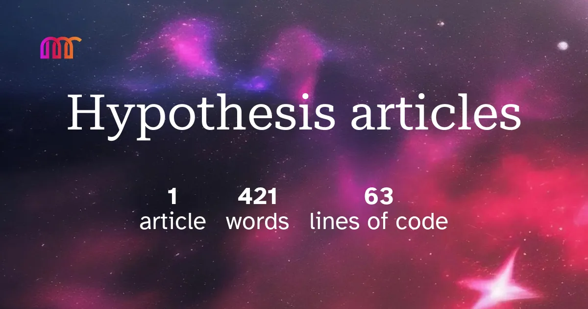 Hypothesis blog articles | mathspp