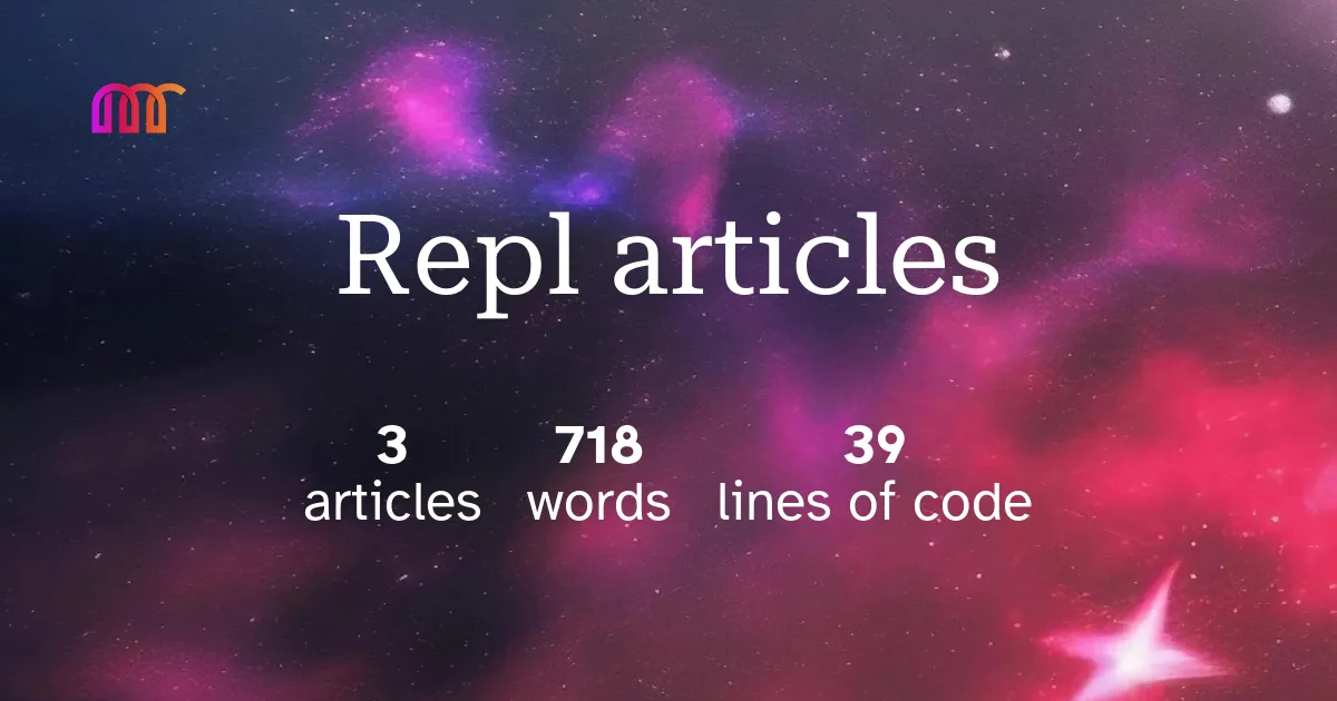 Repl blog articles | mathspp